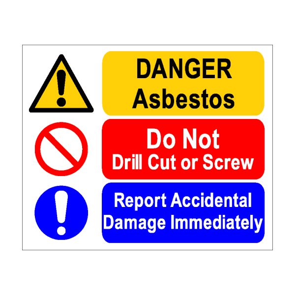 Danger Asbestos – Mac Safety Signs