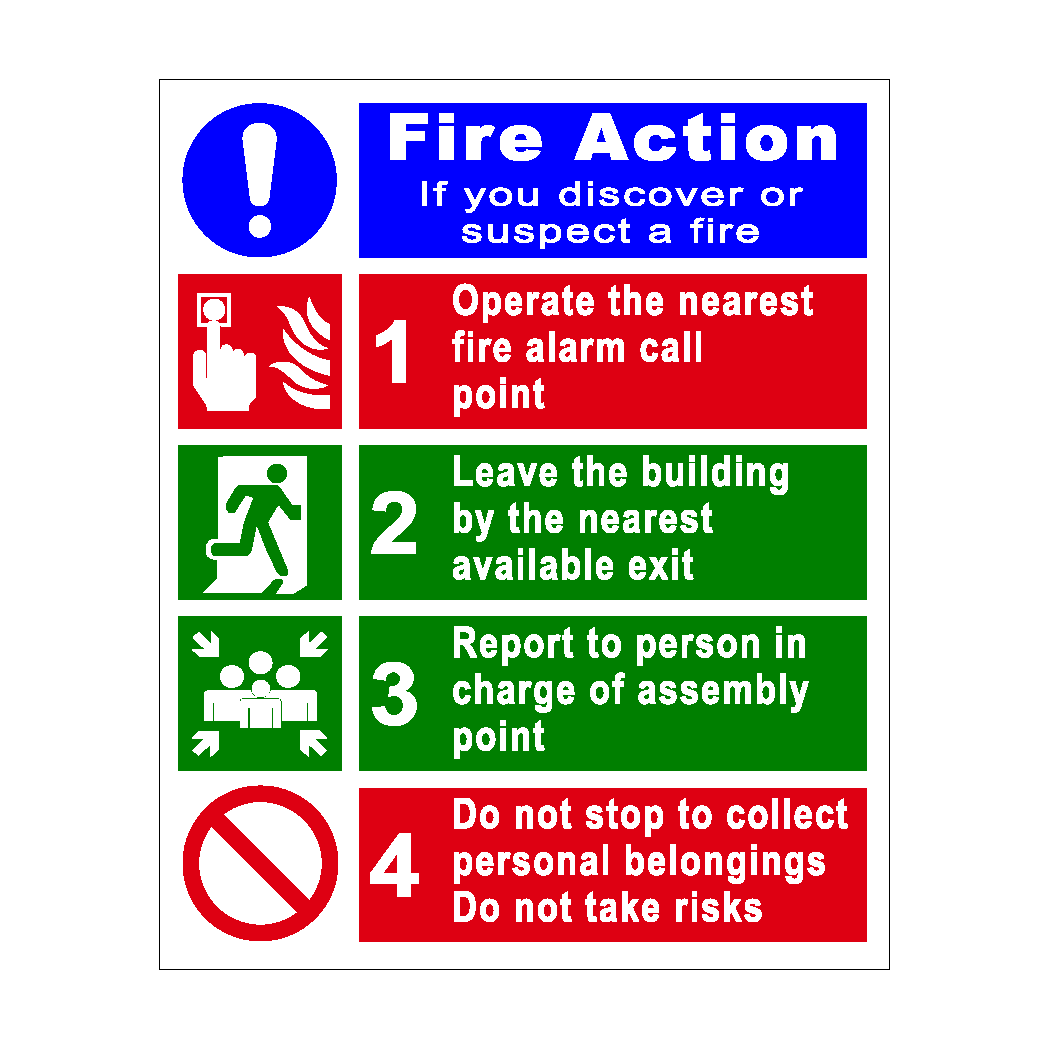 Fire Drill – Mac Safety Signs