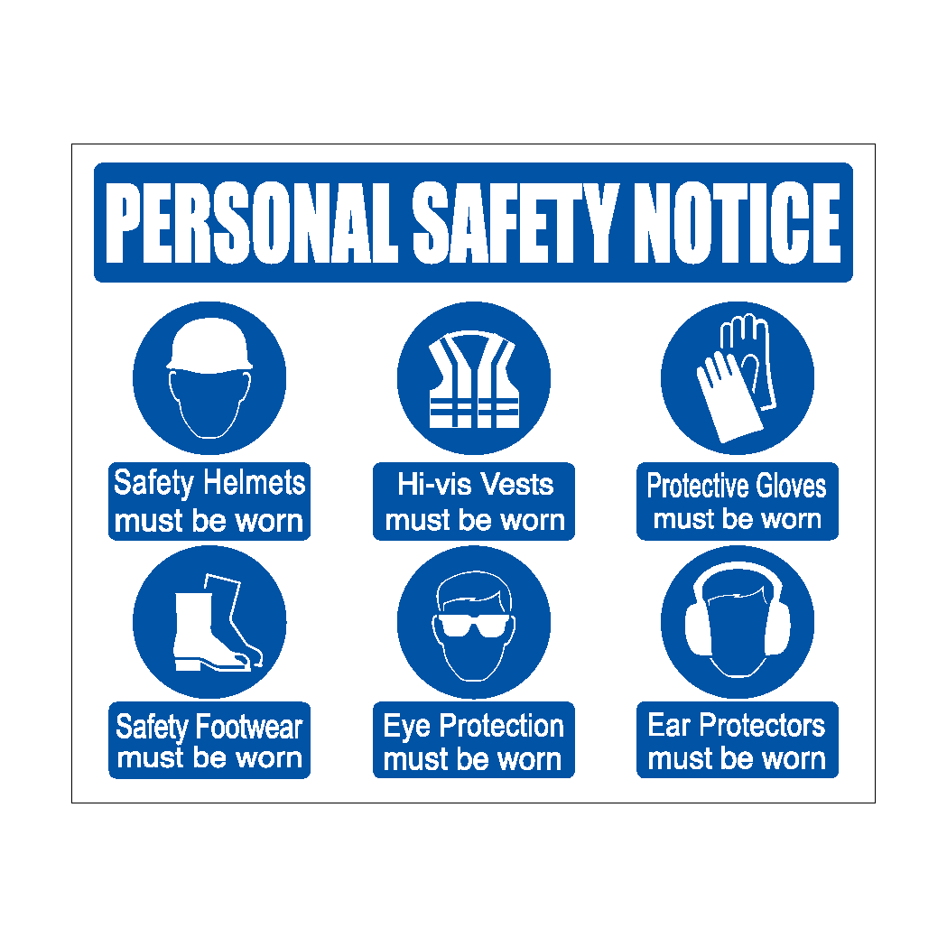 Safety Harness Must Be Worn – Mac Safety Signs