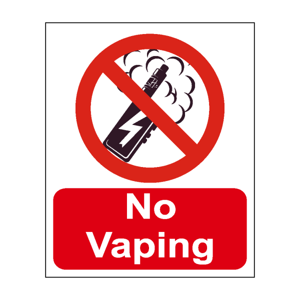 No Vaping – Mac Safety Signs