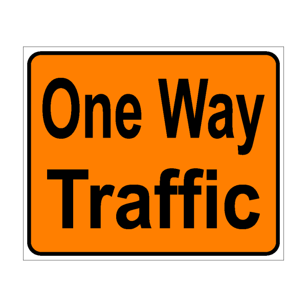 One Way Traffic – Mac Safety Signs