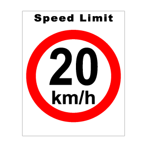 Speed Limit – Mac Safety Signs